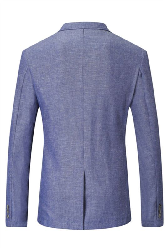 Nathaniel Blue Summer Linen Men Blazer | Bradymensuit